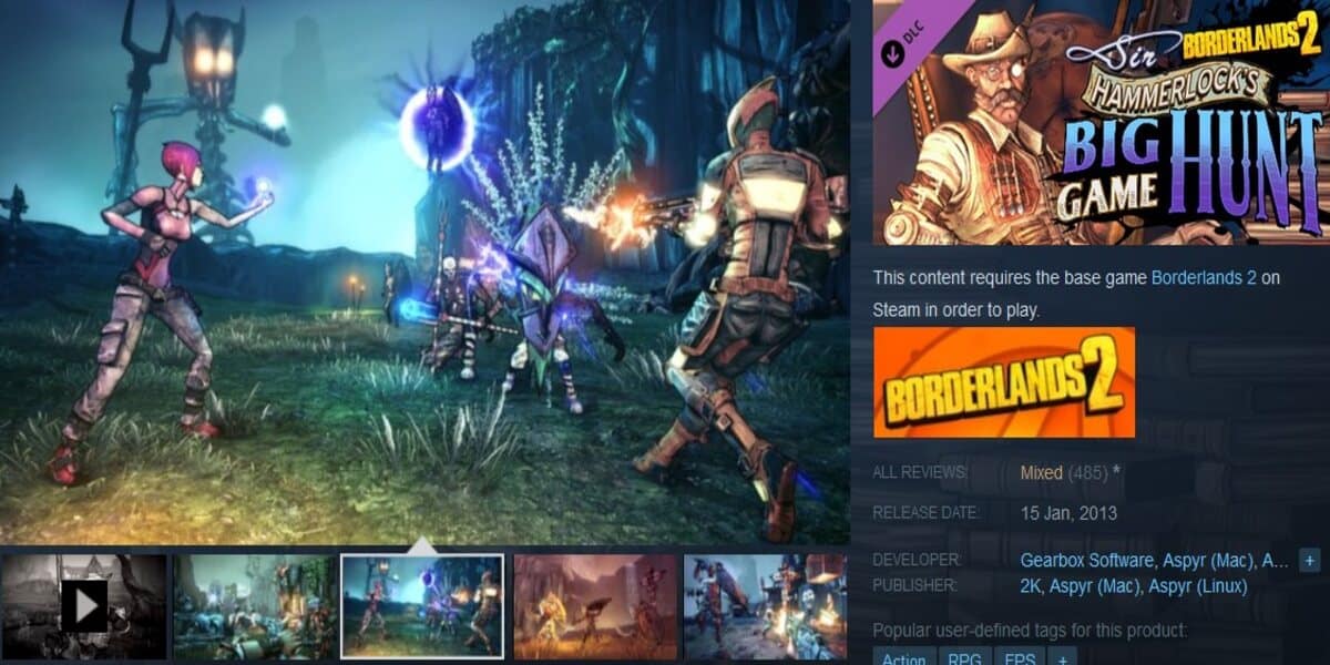 Borderlands 2 DLC list in order of release VGamerz